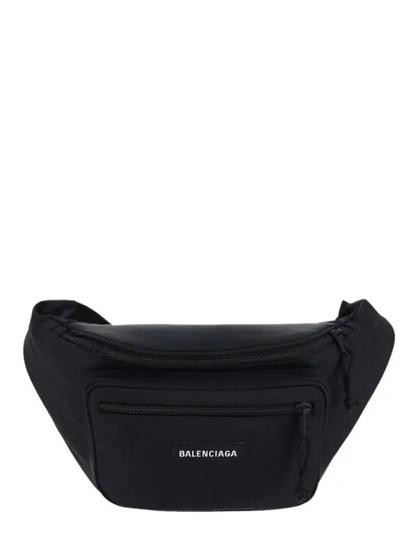 Balenciaga Explorer Logo-patch Belt Bag - Black