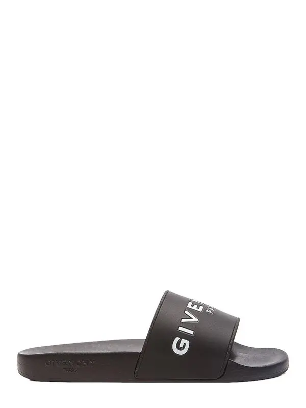 Givenchy Slide Sandals - Black