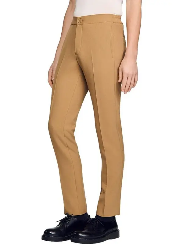 Sandro Jersey Pants - Nut