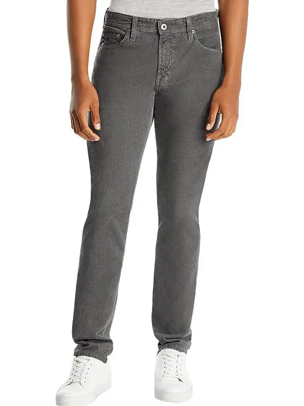 Ag Tellis Slim-fit Corduroy Pants - Dark Rock