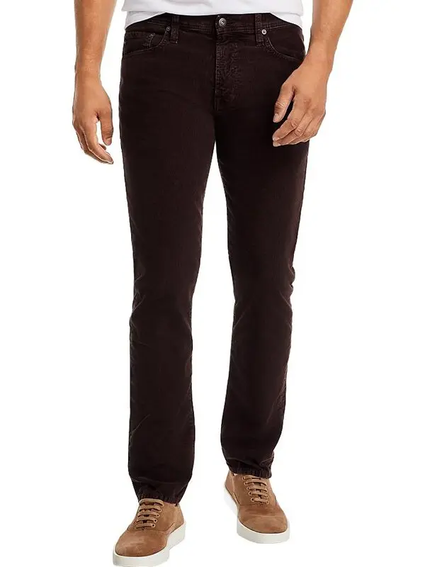 Ag Tellis Slim-fit Corduroy Pants - Sulfur Bitter Chocolate