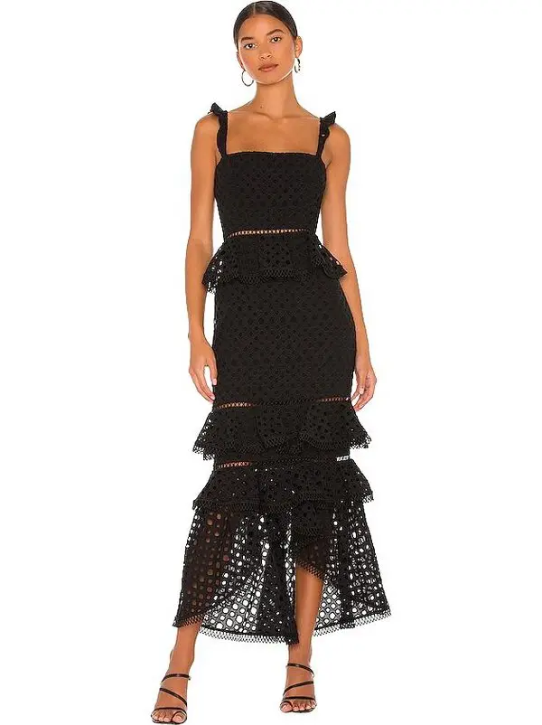 Nbd Haze Midi Dress - Black