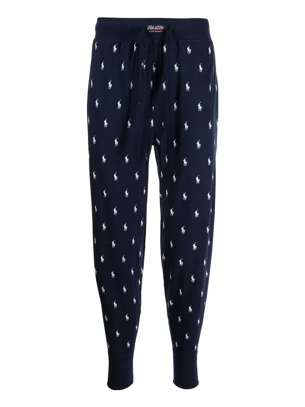 Polo Ralph Lauren All-over Pony Print Trousers - Blue