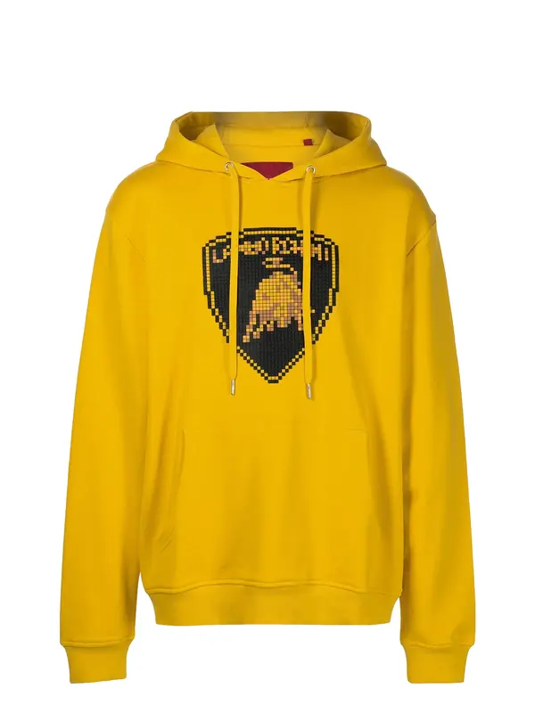 MOSTLY HEARD RARELY SEEN Raging Bull-print Hoodie - Yellow