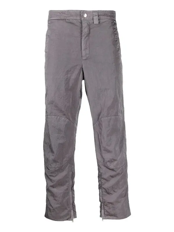JIL SANDER Slim-fit Draped Trousers - Grey