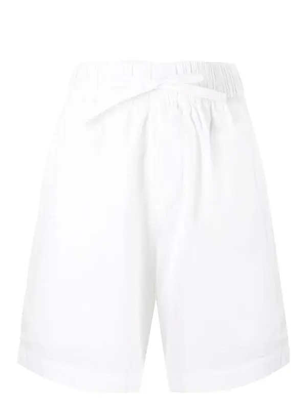 TEKLA Poplin Pajama Shorts - White