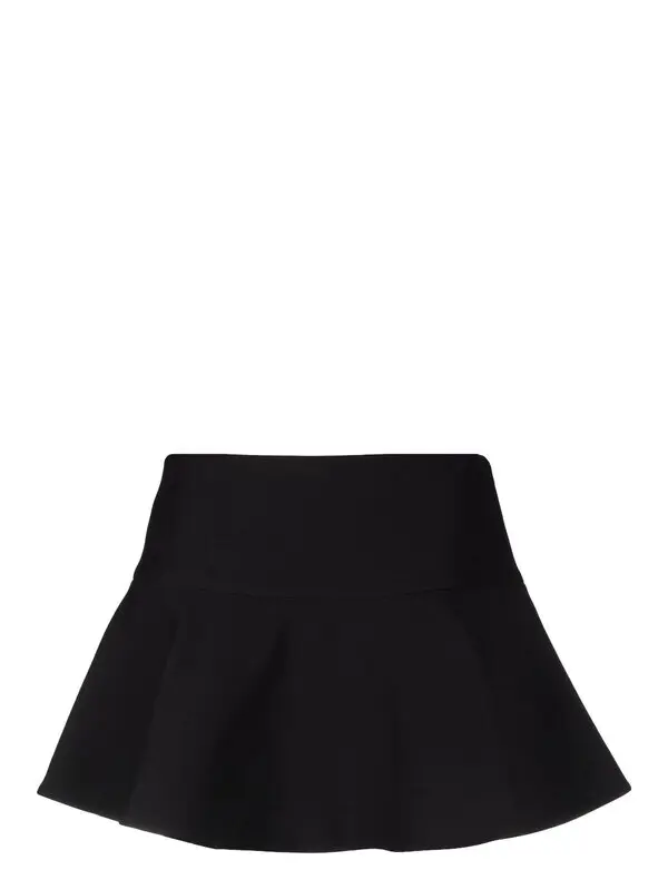 Valentino Garavani Flared Mini Skirt - Black