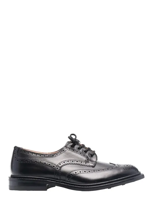 TRICKER'S Calf Leather Lace-up Shoes - Black