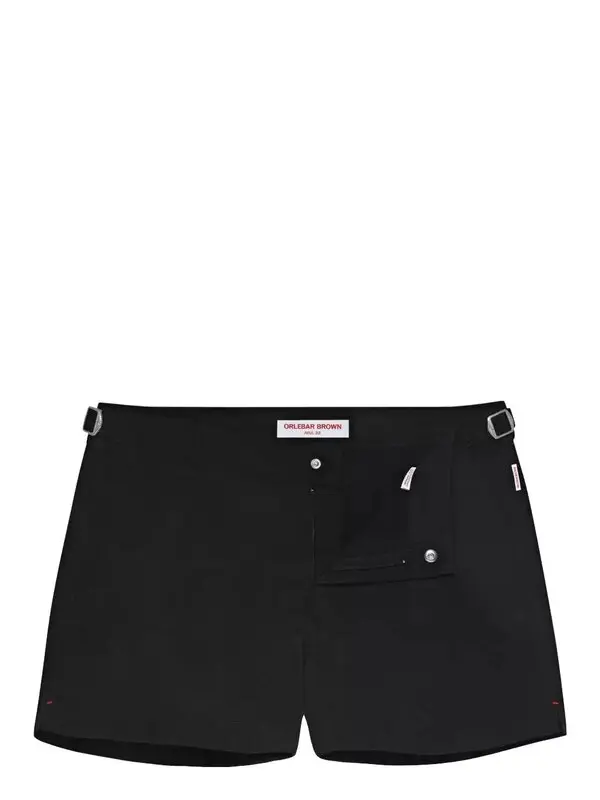Orlebar Brown Springer Buckle-detail Swim Shorts - Black
