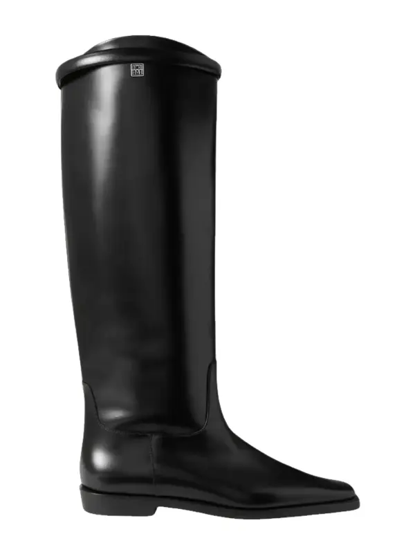 TOTÊME - TOTEME + Net Sustain The Riding Leather Knee High Boots