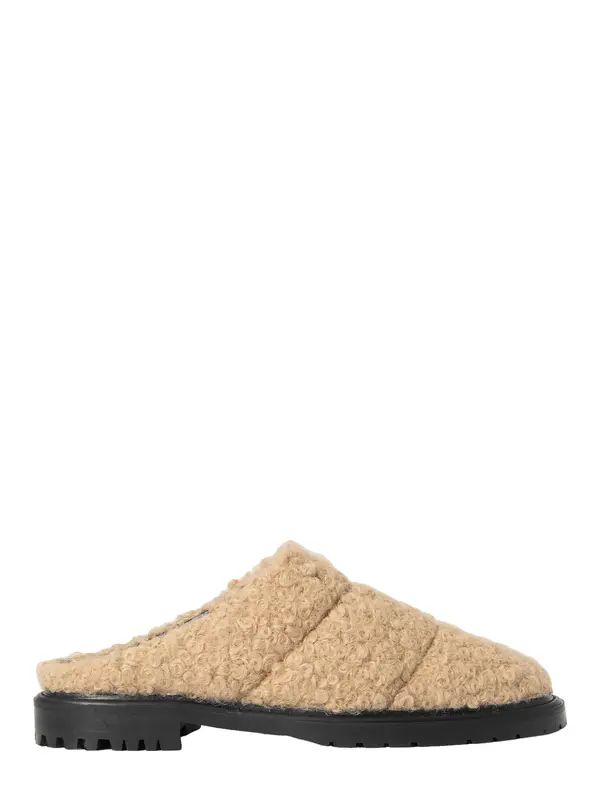 Staud Astro Quilted Mules - Neutrals