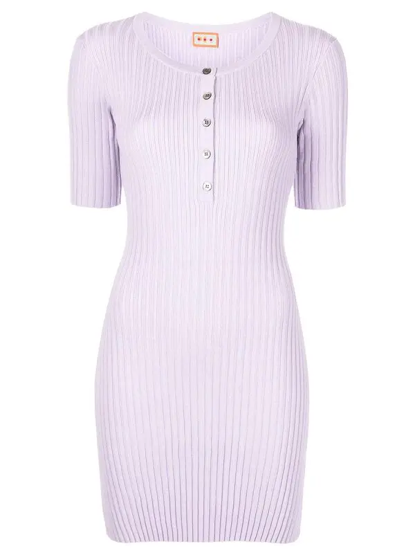 Lhd Samphire Knitted Dress - Purple