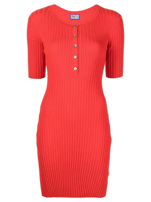 Lhd Samphire Knitted Dress - Red