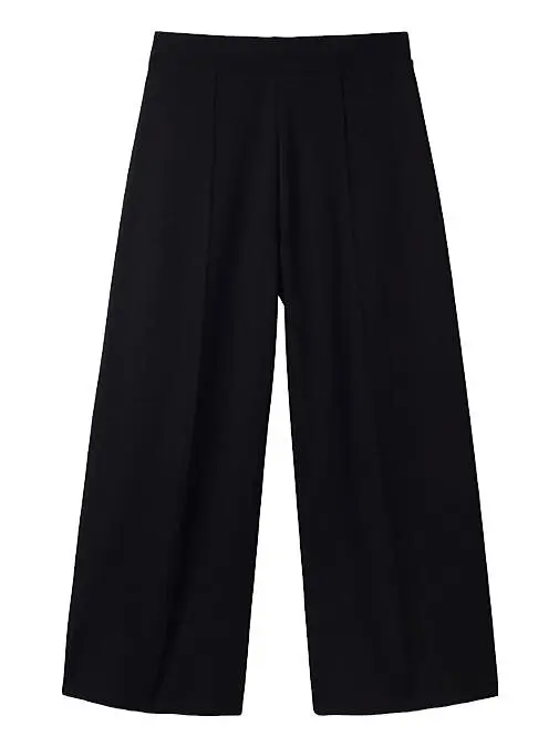 THE WHITE COMPANY Pleated High-rise Trousers - Black