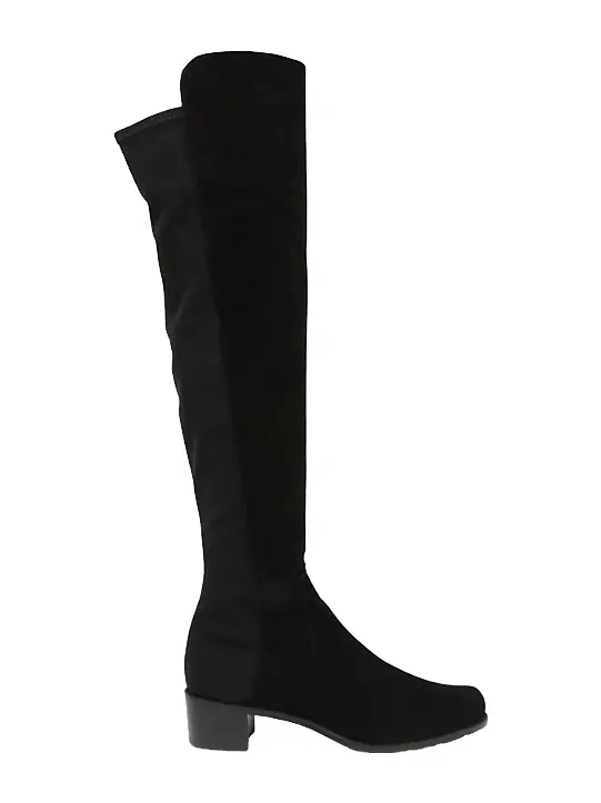 STUART WEITZMAN Reserve Suede Over-the-knee Boots - Black
