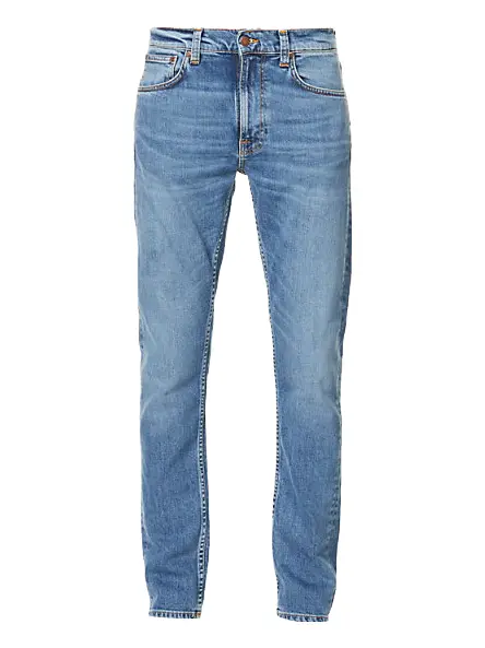 Nudie Jeans Lean Dean Slim-fit Tapered Jeans - Lost Orange