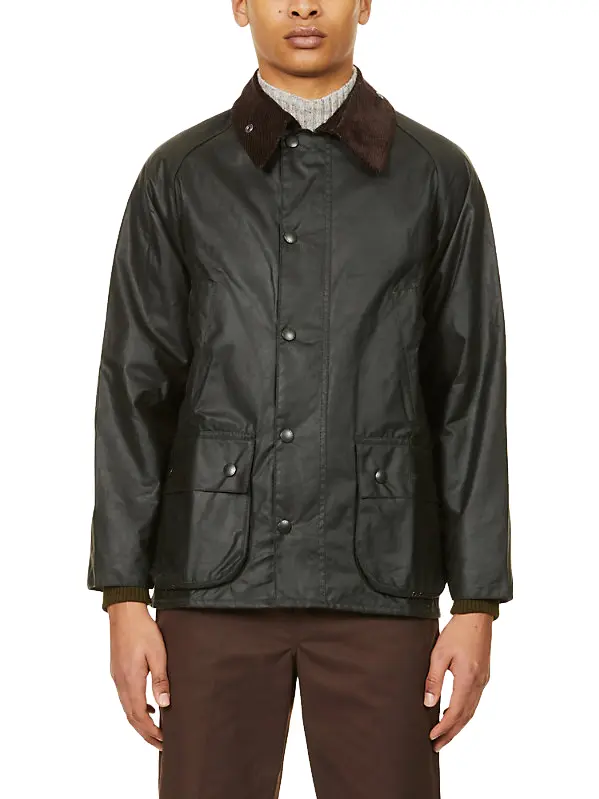 Barbour Bedale Waxed-cotton Jacket - Sage