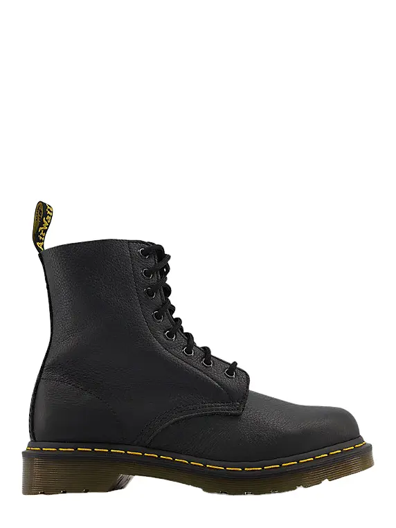 Dr. Martens 8-eyelet Leather Boots - Black Virginia