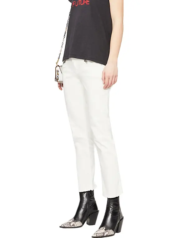 Zadig&Voltaire Ava Raw-hem High-rise Jeans - Judo
