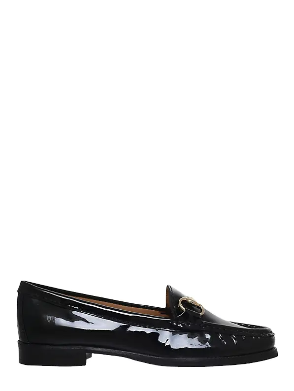 Carvela Patent Leather Loafers - Black
