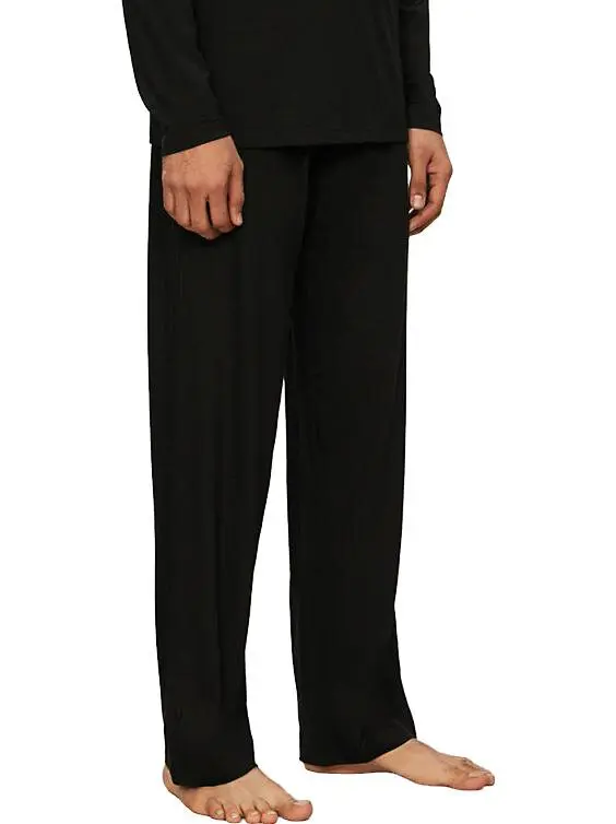 Derek Rose Stretch-modal Trousers - Black
