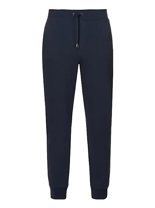 Polo Ralph Lauren Double-knit Tapered Cotton-blend Jogging Bottoms - Aviator Navy