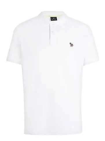 Paul Smith Zebra-embroidered Cotton-piqué Polo Shirt - White