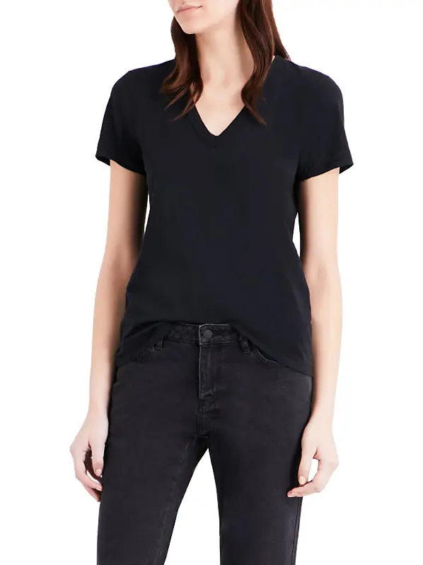 Rag & Bone Cotton Jersey T-shirt - Black
