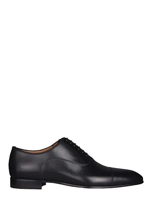 CHRISTIAN LOUBOUTIN Greggo Leather Oxford Shoes - Black