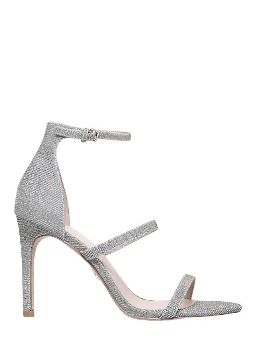 Kurt Geiger Park Lane Metallic Sandals - Silver