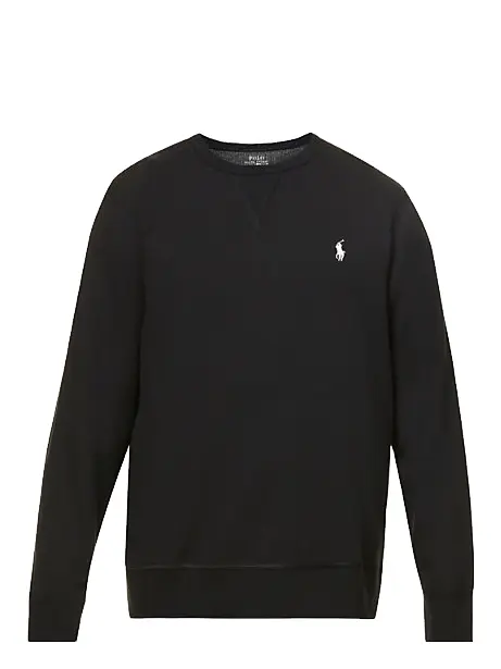 Polo Ralph Lauren Long-sleeved Double-knit Woven Jumper - Polo Black