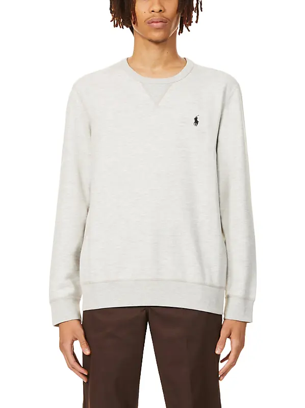 Polo Ralph Lauren Long-sleeved Double-knit Woven Jumper - Sport Heather