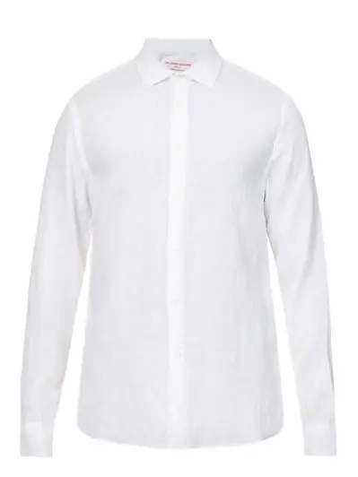 Orlebar Brown Giles Regular-fit Linen Shirt - White