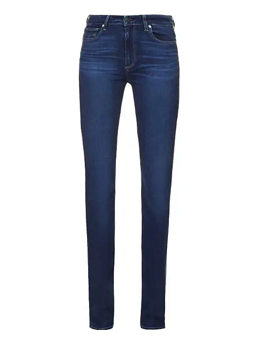 Paige Hoxton Straight High-rise Denim Jeans - Brentwood