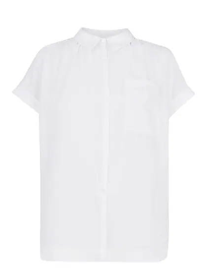 Whistles Nicola Cotton-blend Shirt - White