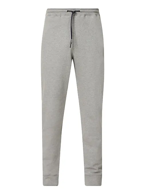 Paul Smith Zebra Brand-embroidered Cotton Jogging Bottoms - Grey Melange