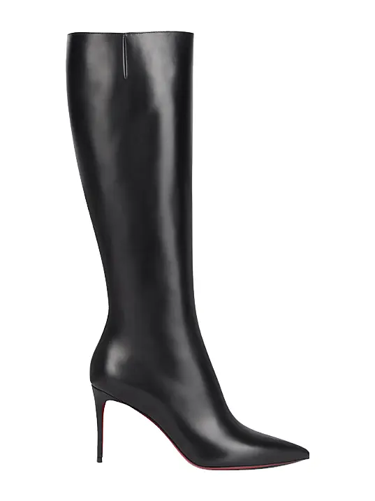 CHRISTIAN LOUBOUTIN Kate Botta 85 Calf Boots - Black
