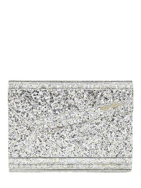 JIMMY CHOO Candy Glittered Clutch - Champagne