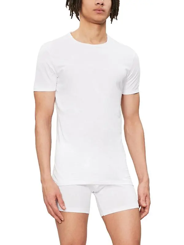 Derek Rose Jack Pima-cotton T-shirt - White