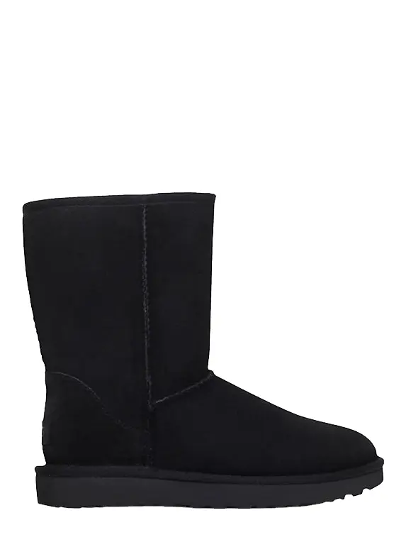 UGG Classic Short Sheepskin Boots - Black