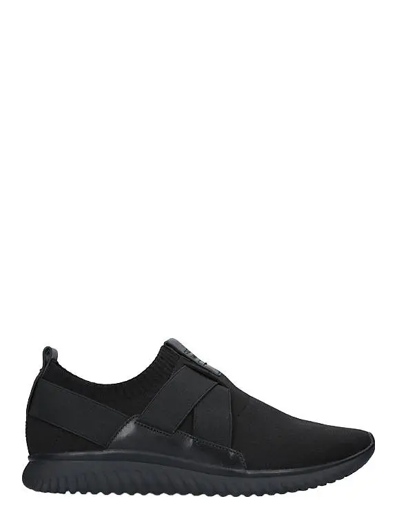 Cole Haan Elastic-detail Stretch-knit Trainers - Black