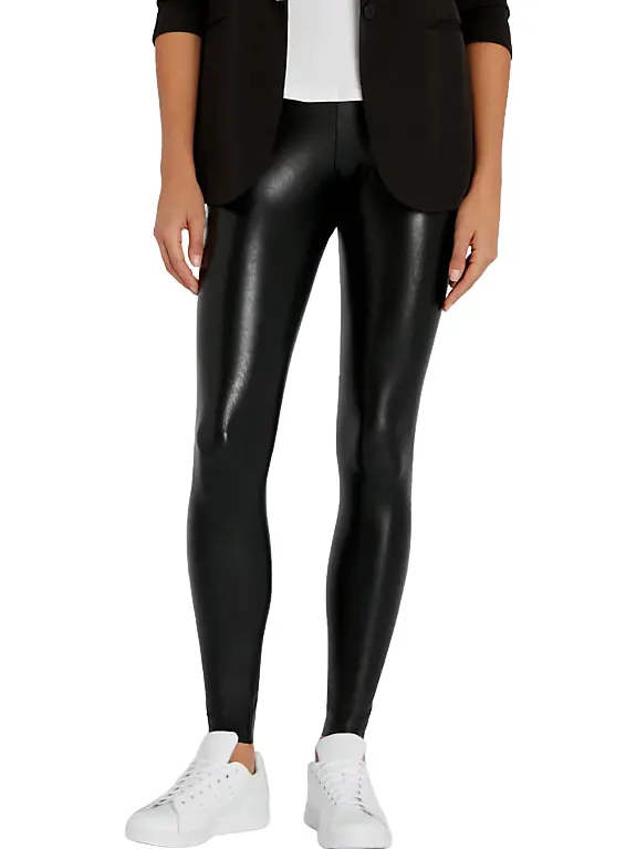Commando Faux-leather Leggings - Black
