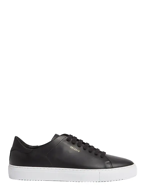 Axel Arigato Clean 90 Leather And Suede Sneakers - Blk/white