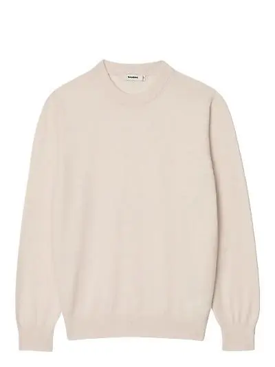 Sandro Long-sleeve Cashmere Jumper - Off White