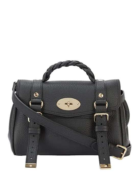 Mulberry Alexa Mini Leather Satchel - Black