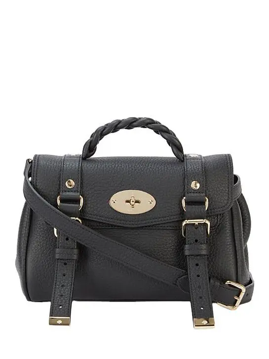Mulberry Alexa Mini Leather Satchel - Black
