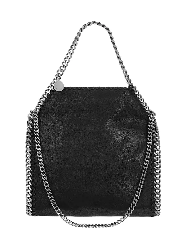 Stella McCartney Mini Falabella Woven Tote Bag - Black
