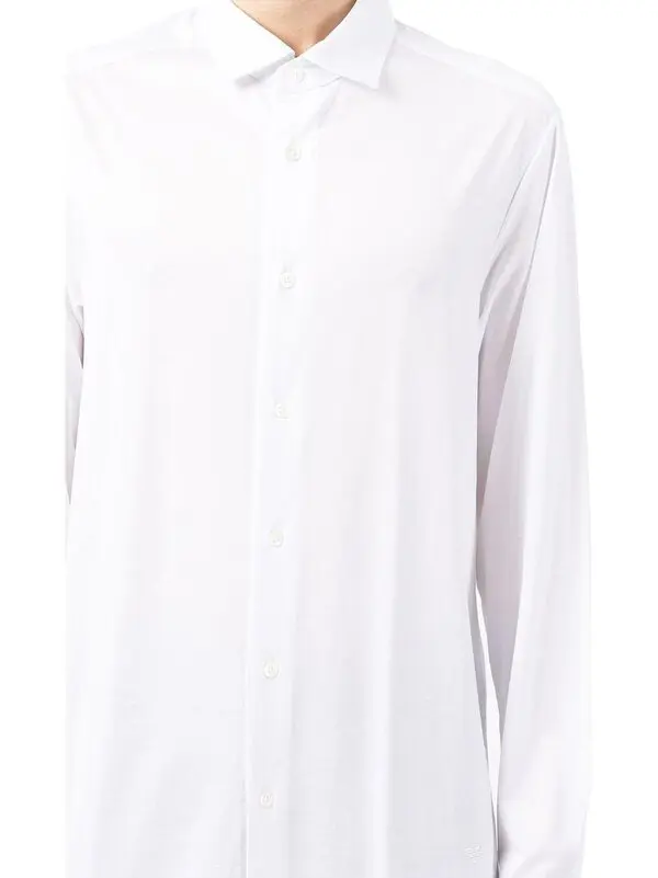 Emporio Armani Jersey Long-sleeve Shirt - White
