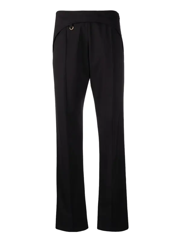 Jacquemus Le Draio Straight-leg Trousers - Black