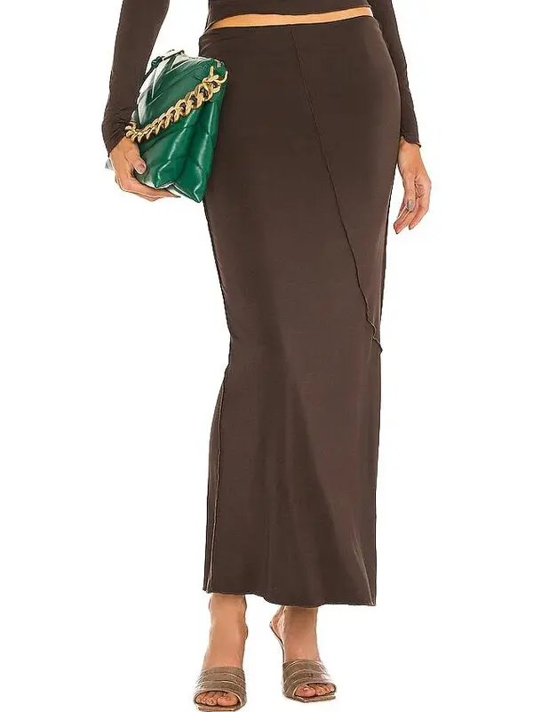THE LINE BY K Vana Skirt - Chocolate